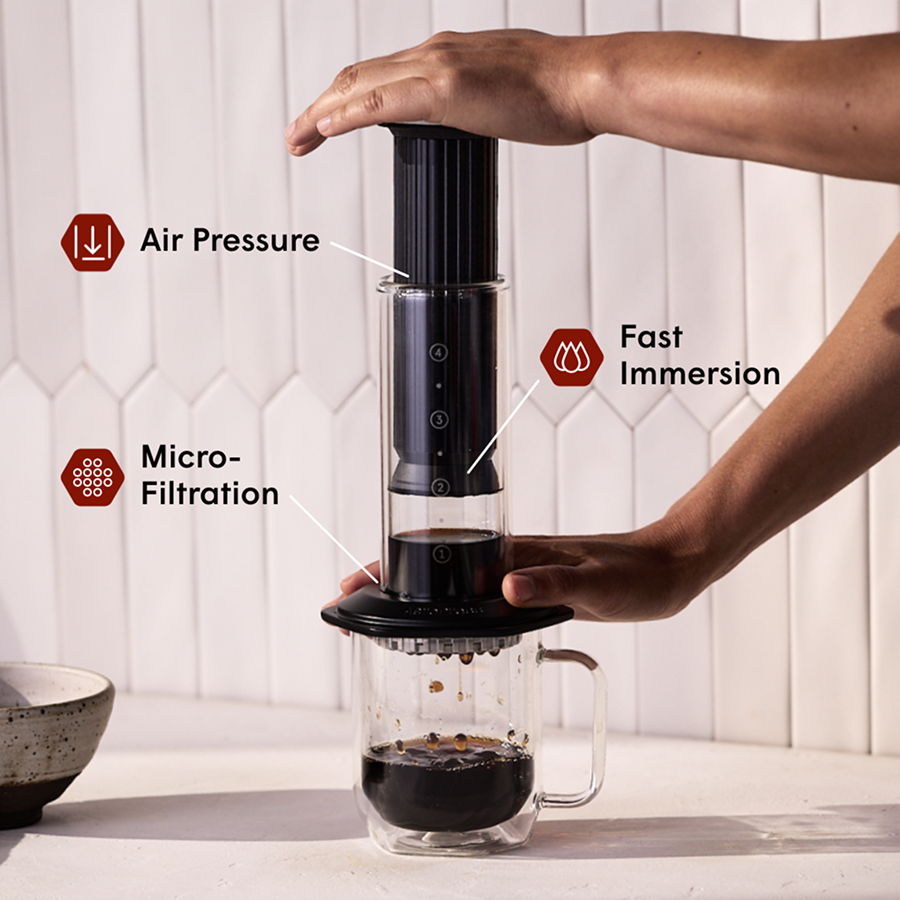 Double Wall Glass Coffee Mug | 2 Pack | AeroPress Australia